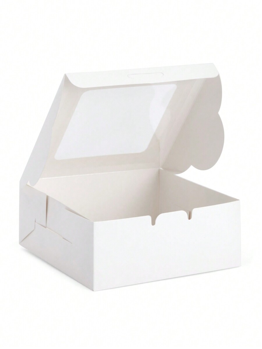 50 Pack 6x6 Bakery Boxes With Window For Desserts, Bulk Treat ...