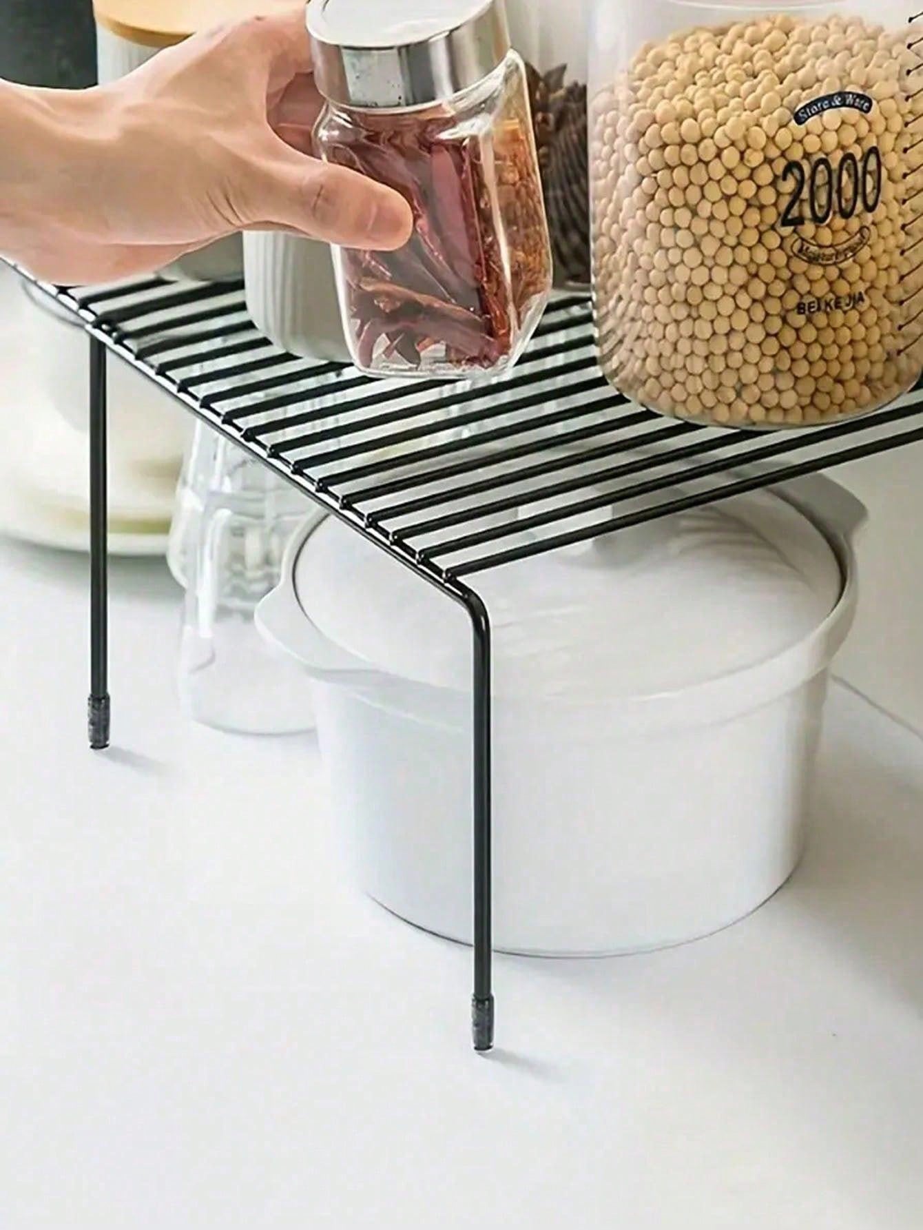 1pc Restaurant Kitchen Countertop Expandable Organizer, Metal Kitchen ...