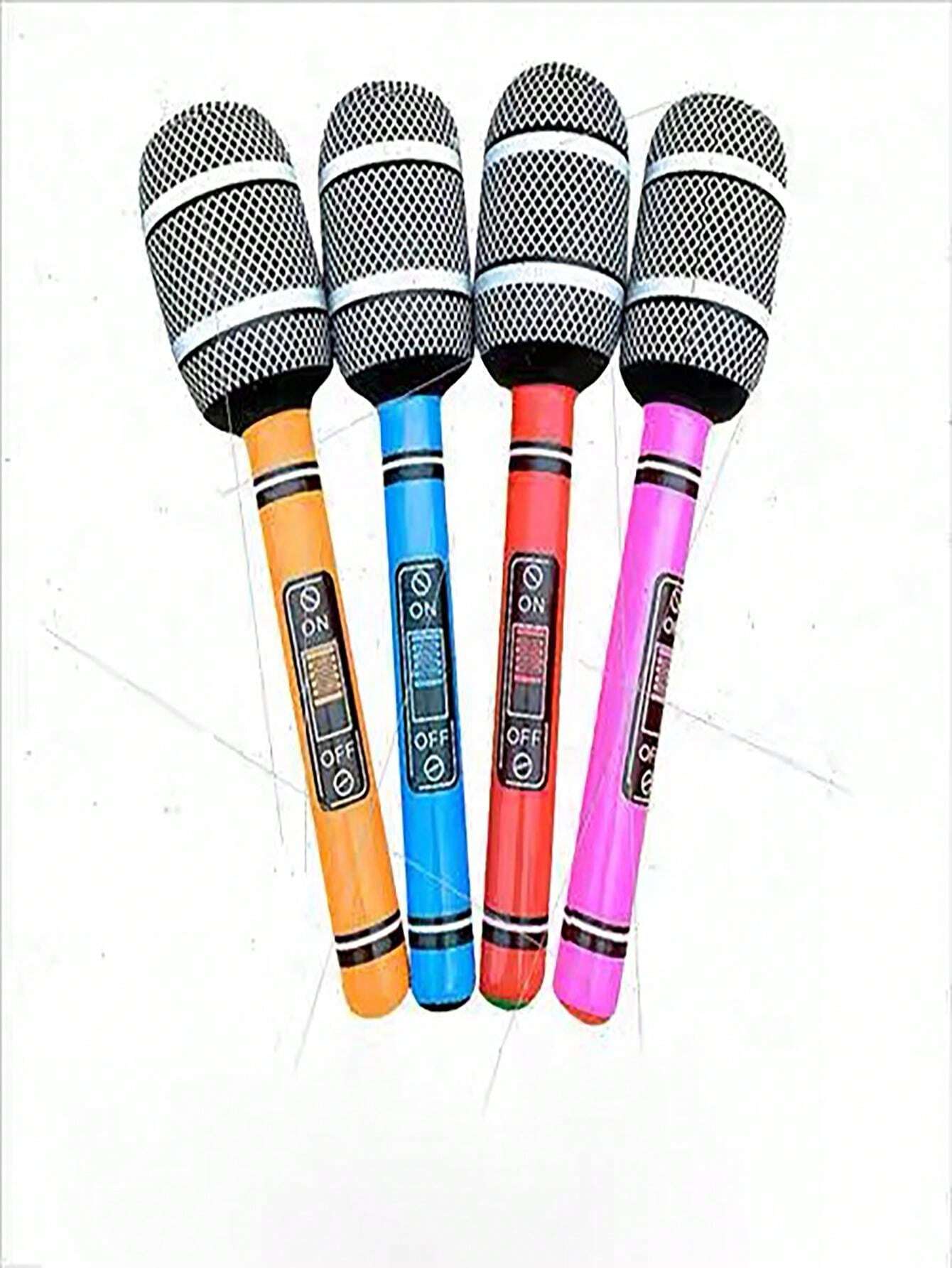 Party Wedding Prank Prop Balloon, Inflatable Toy Microphone & Musical ...