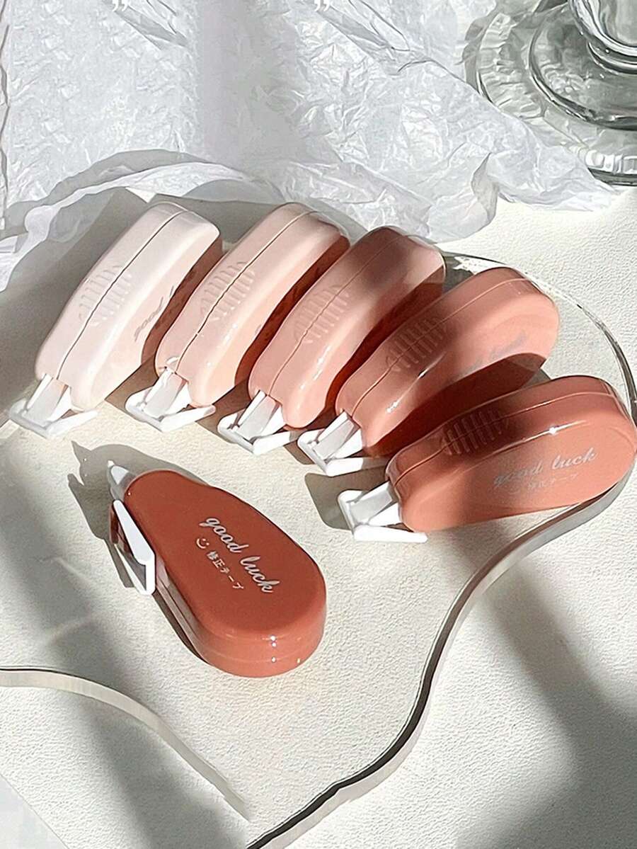 Set Of 6 High-Value Correction Tapes With Gradient Color For Office ...