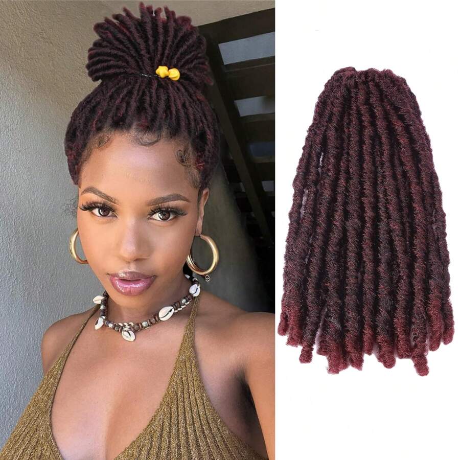 1 Pack 20 Strands Crochet Hair Faux Locs Dreadlock Hair Extensions For ...