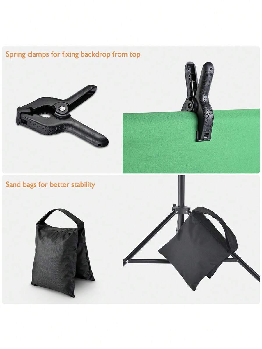 Backdrop Stand 10 X 7ft/3m X 2.1m Adjustable Parties Background Support ...