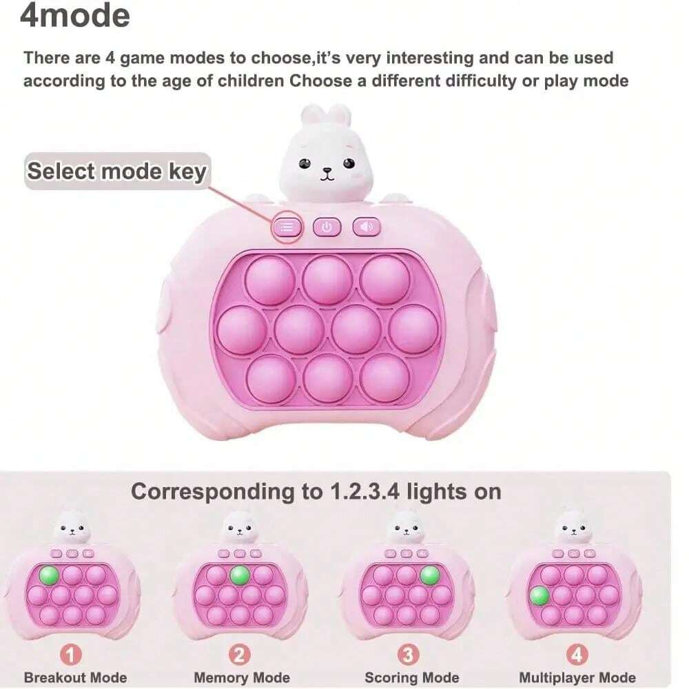 Press Le Bunny Whack-A-Mole Logical Thinking Toy Reaction Force 3-12 ...