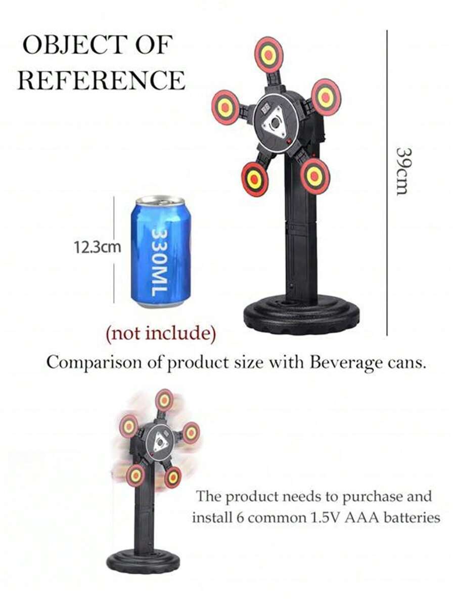 Electronic Scoring Target Automatic Rebound Resetting Rotating Target ...