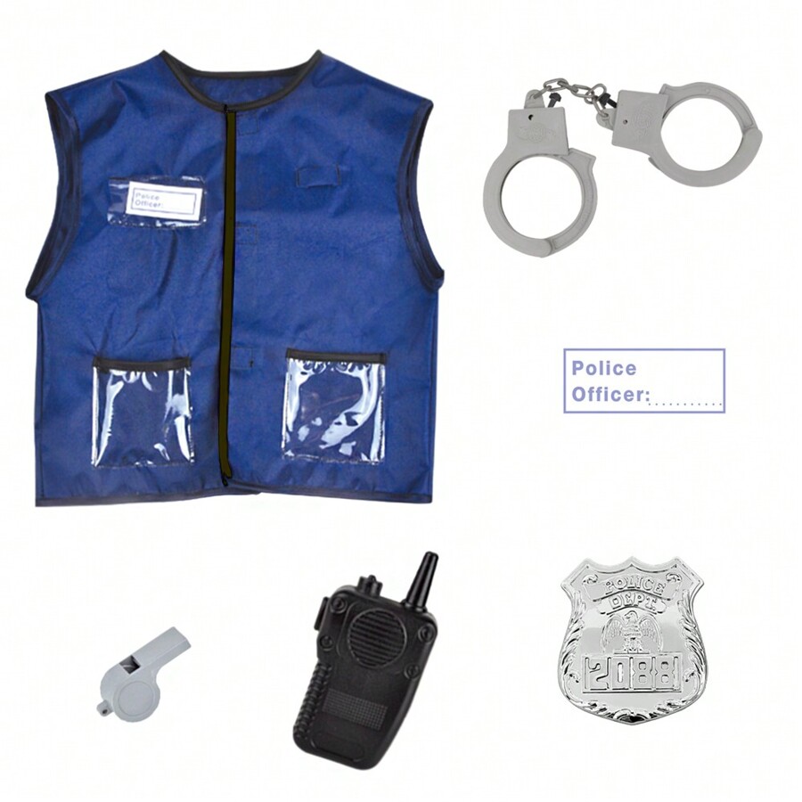 Police Costume For Kids - Police Officer Costume For Boys - Cop Uniform ...