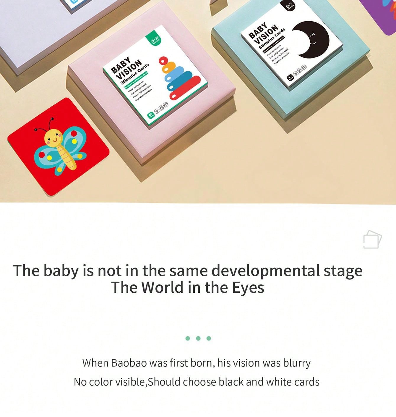 0-36 Months Black And White Flash Card Early Learning Visual ...