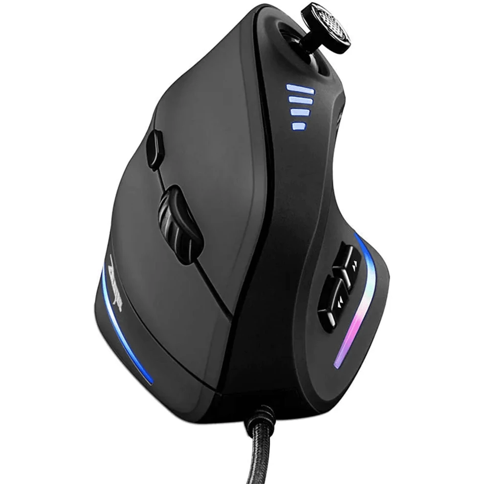 JOMAA Jomaa Ergonomic Wired Vertical Gaming Mouse With Joystick 10000 ...