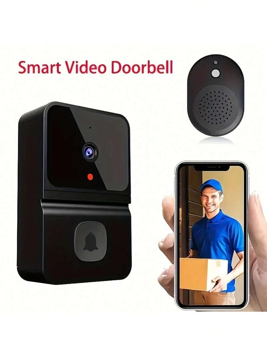 Home Security Wireless Ring Doorbell Video Smart WiFi Doorbell With ...