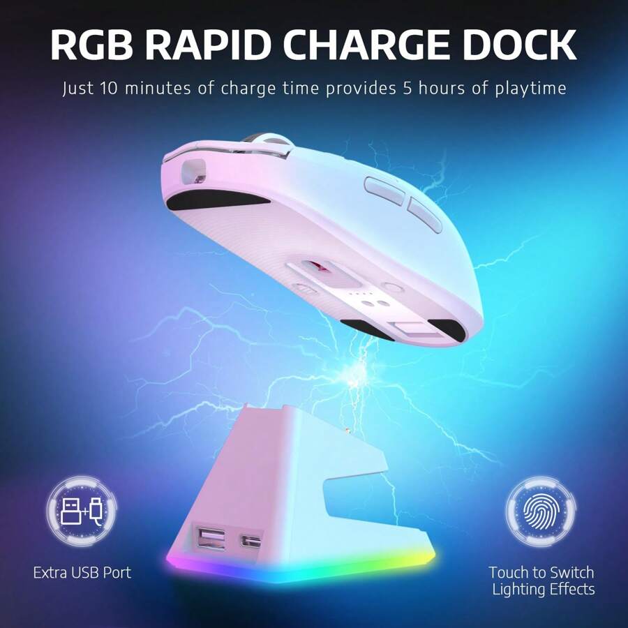 ATTACK SHARK X6 Superlight Wireless Gaming Mouse With Magnetic RGB ...