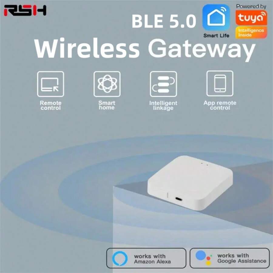 1PC Tuya BLE 5.0 Smart Wireless Gateway BLE-Compatible Mesh Gateway ...