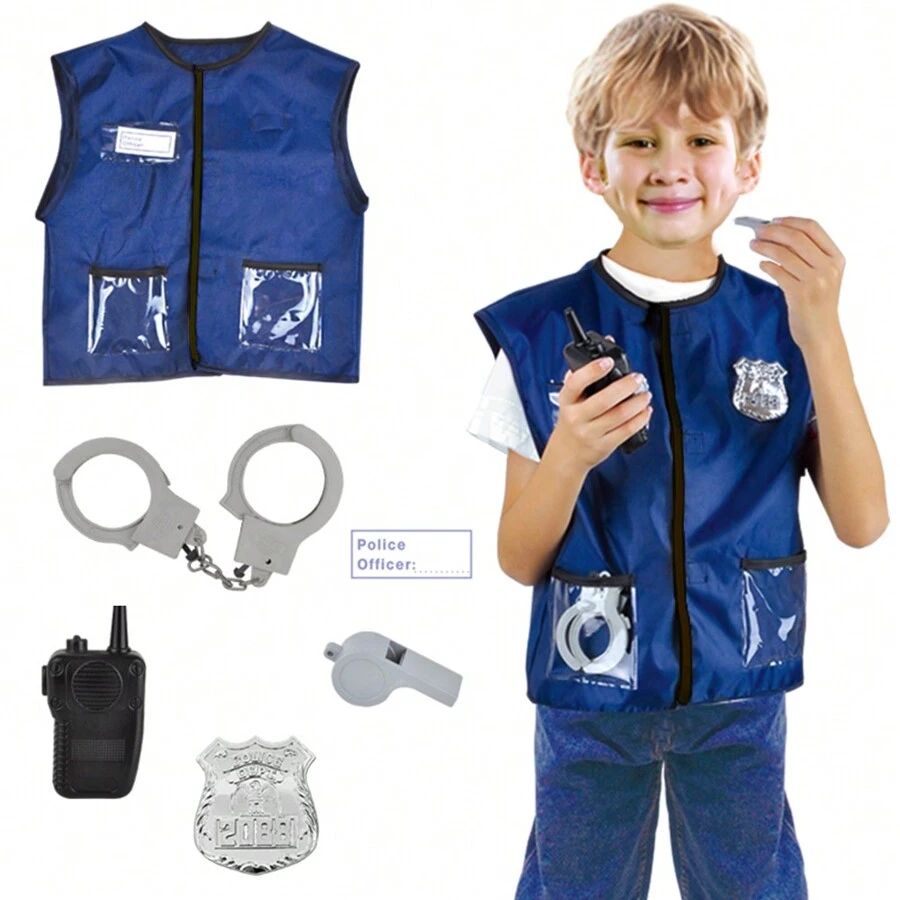 Police Costume For Kids - Police Officer Costume For Boys - Cop Uniform ...
