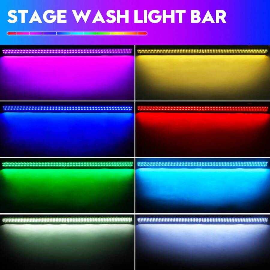 LED Wall Washer Light, 336 LEDs 70W RGB DJ Light Bar, Stage Light Bar ...