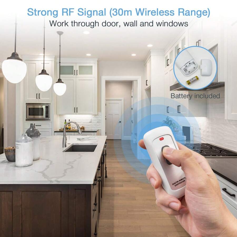 Remote Control Plug Socket UK, TESSAN Wireless Remote Control Sockets ...