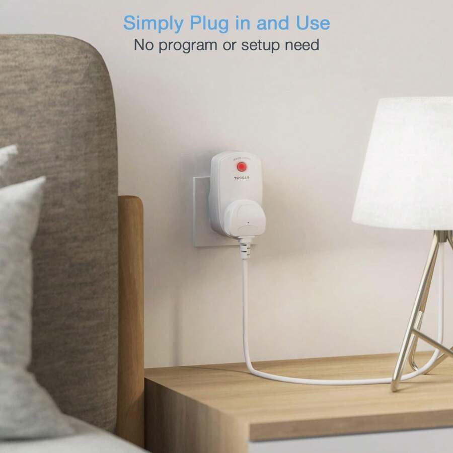 Remote Control Plug Socket UK, TESSAN Wireless Remote Control Sockets ...