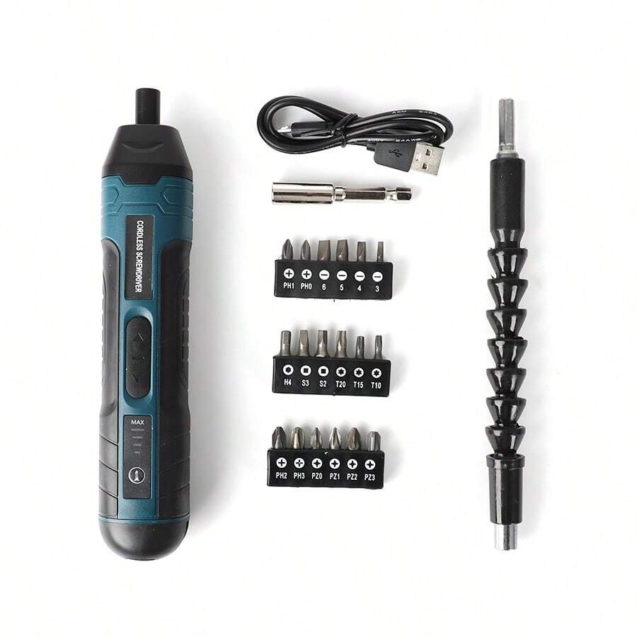 1 Set 3.6V Lithium Cordless Screwdriver Cordless, Electric Screwdriver ...