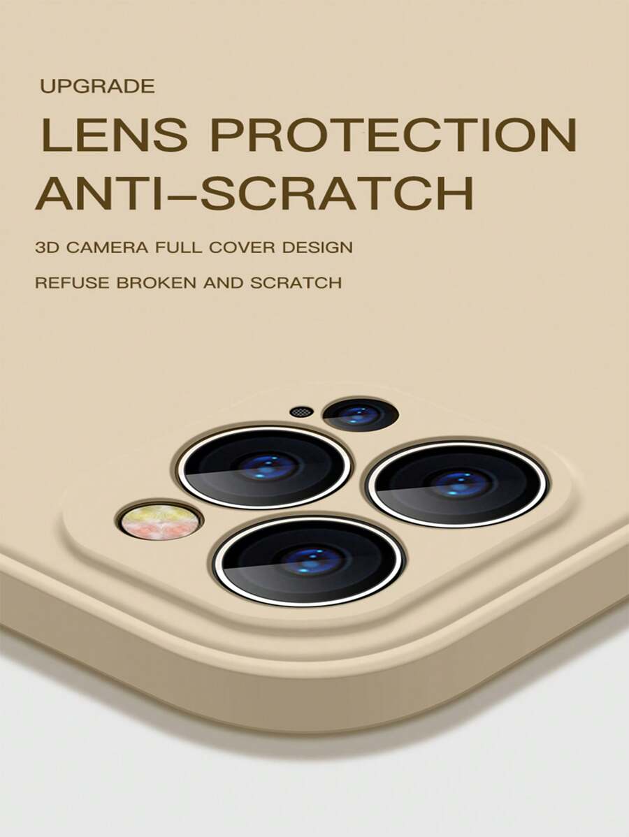 Podstawowe etui na telefony Luksusowe kwadratowe etui z płynnego silikonu miękkie na telefon ...