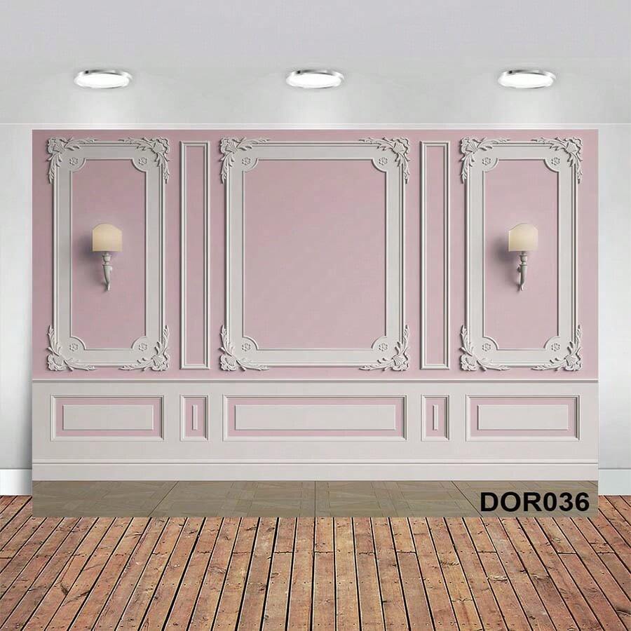 Vintage Room Inside Backdrop European Frame French Door Modern Castle ...