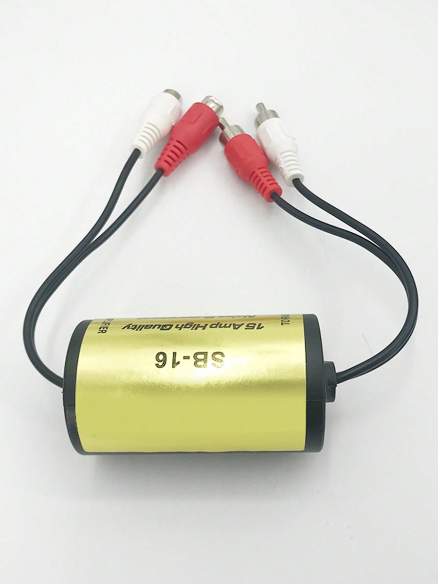 1pc Bemines Sh-Filter Yellow Aluminum Alloy Modified Car Audio Filter ...