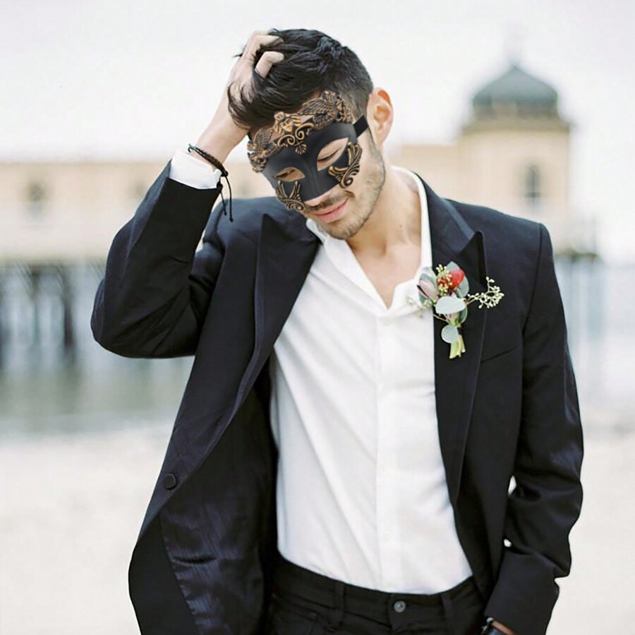 Masquerade Mask Venetian Face Mask Party Fancy Dress For Halloween ...