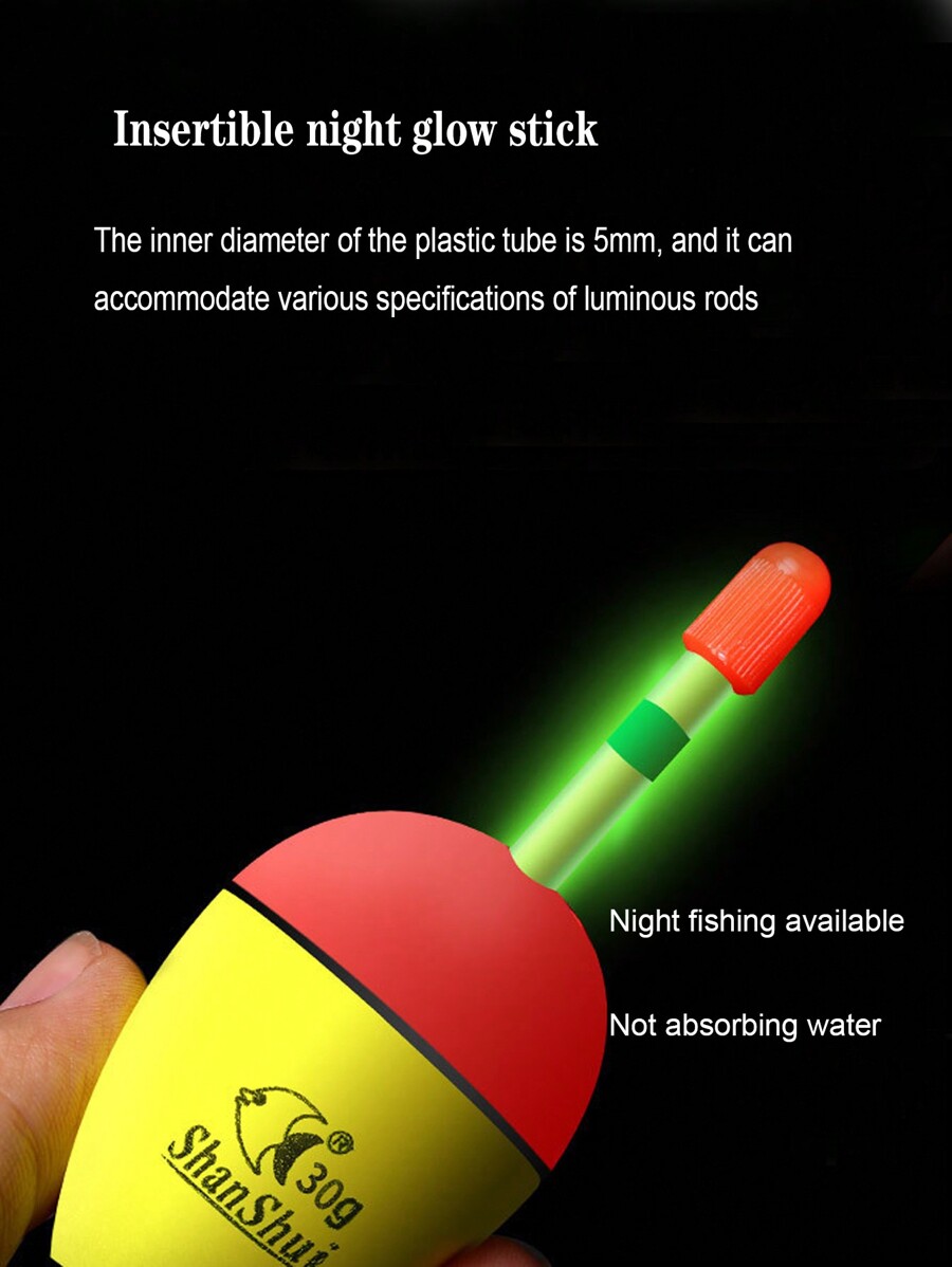 2pcs EVA Float Can Be Inserted With Luminous Stick Sea Fishing Rock ...