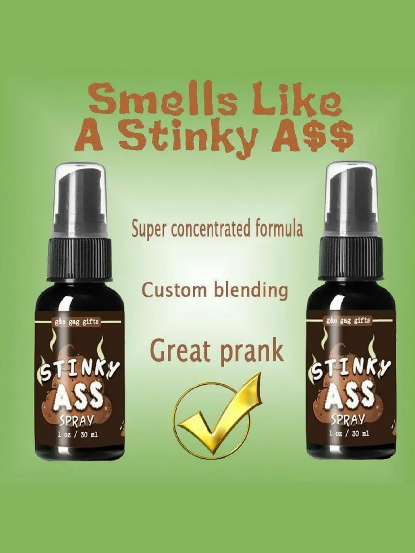 Kit De Broma Del Día De Los Inocentes: Spray Apestoso Y Bomba De Caca ...