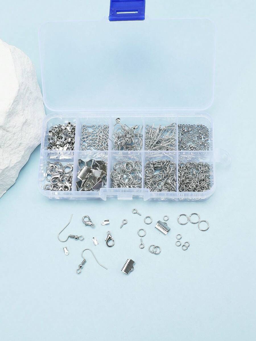 1box Diy Jewelry Making Set With Metal Accessories For Bracelet ...