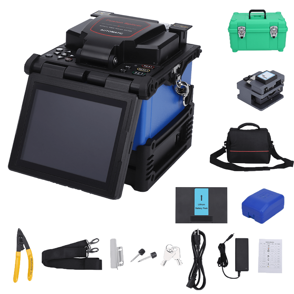 Optical Fiber Fusion Splicer FL-118, Fiber Splicing Machine With 6 ...