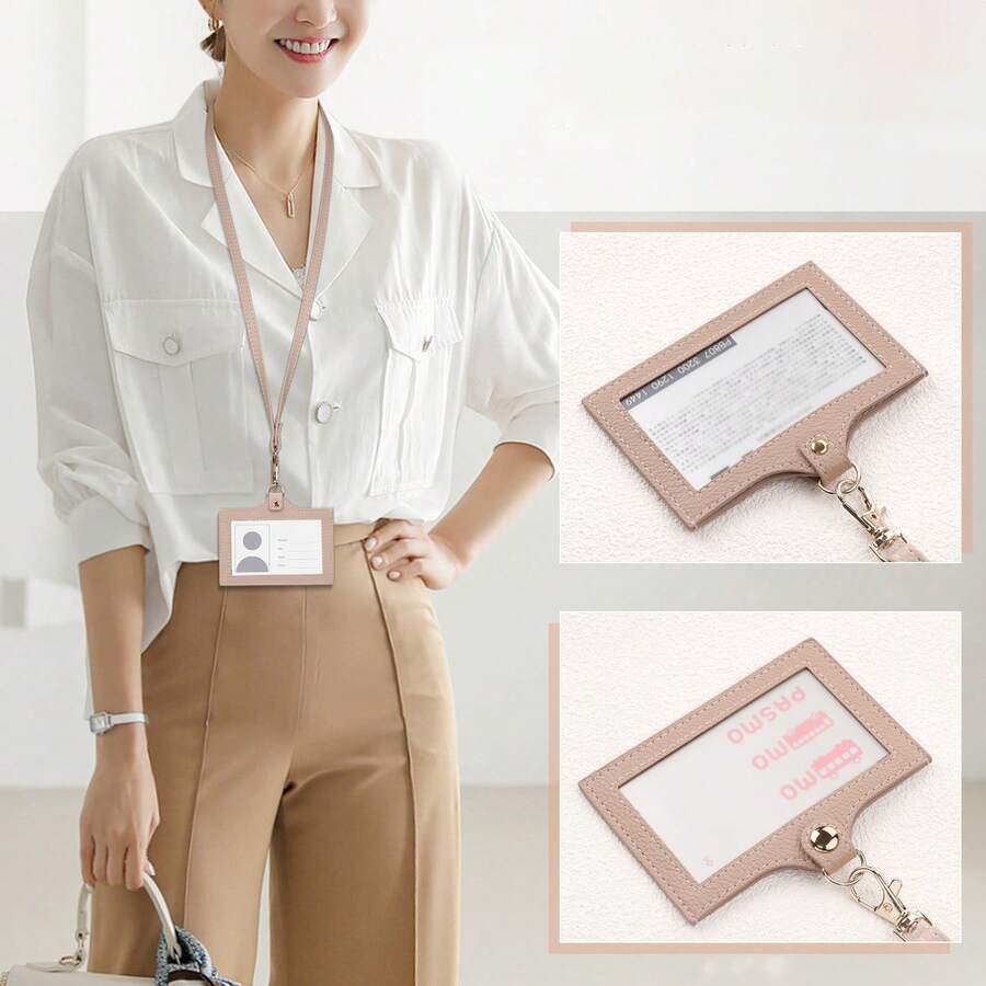 Id Card Holder Horizontal Style Ticket Holder Wallet Business Card ...