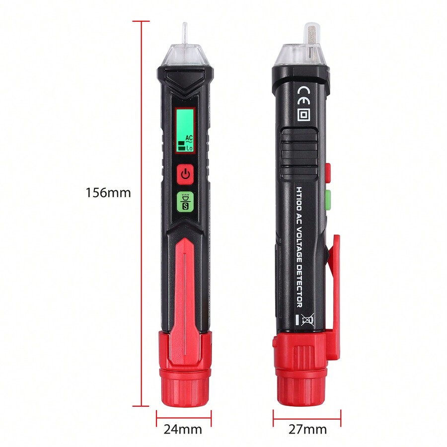Non-Contact Voltage Tester Pen And Outlet Tester Socket Tester Kit With ...