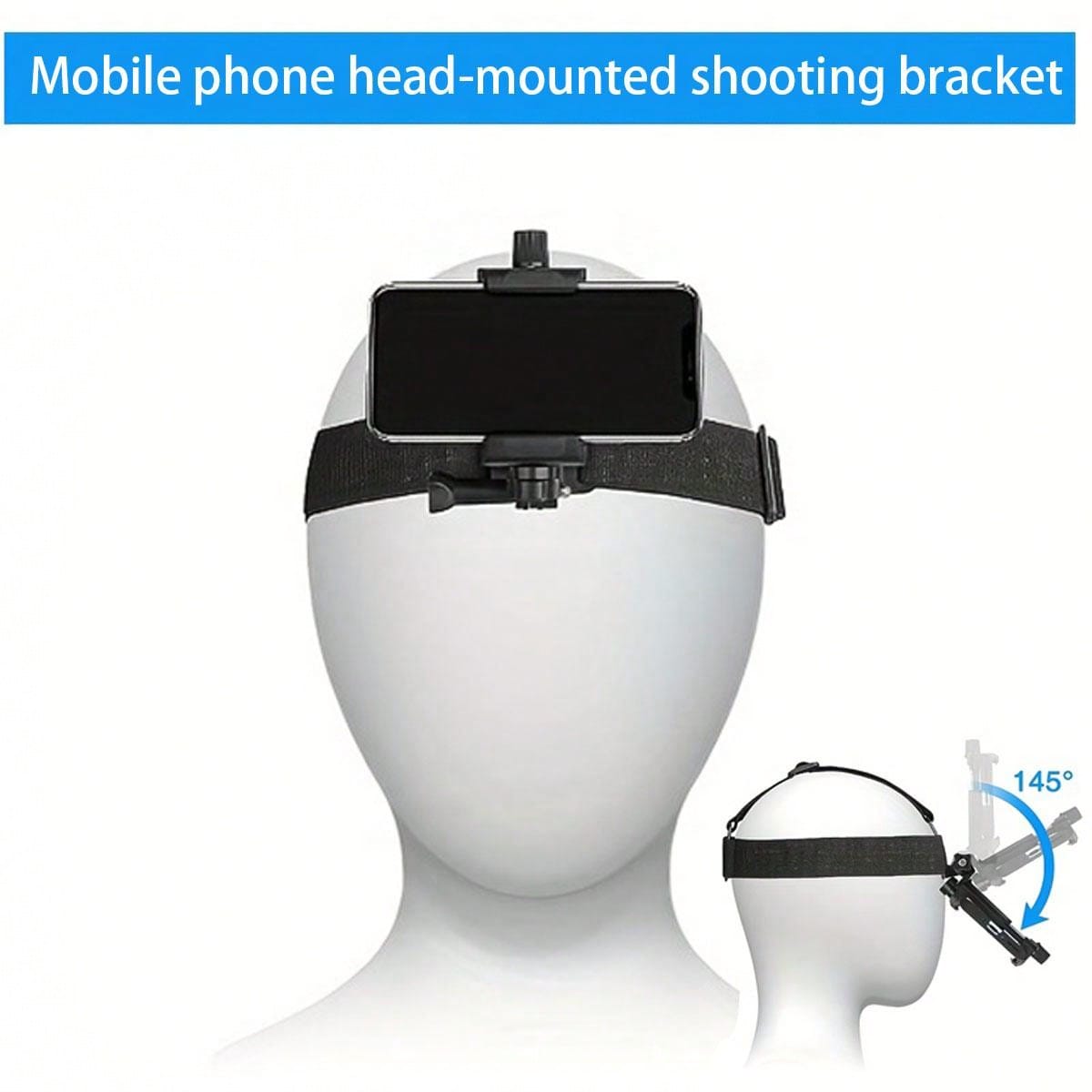 Adjustable Head-Mounted Stand, Mobile Camera, First-Person Perspective ...