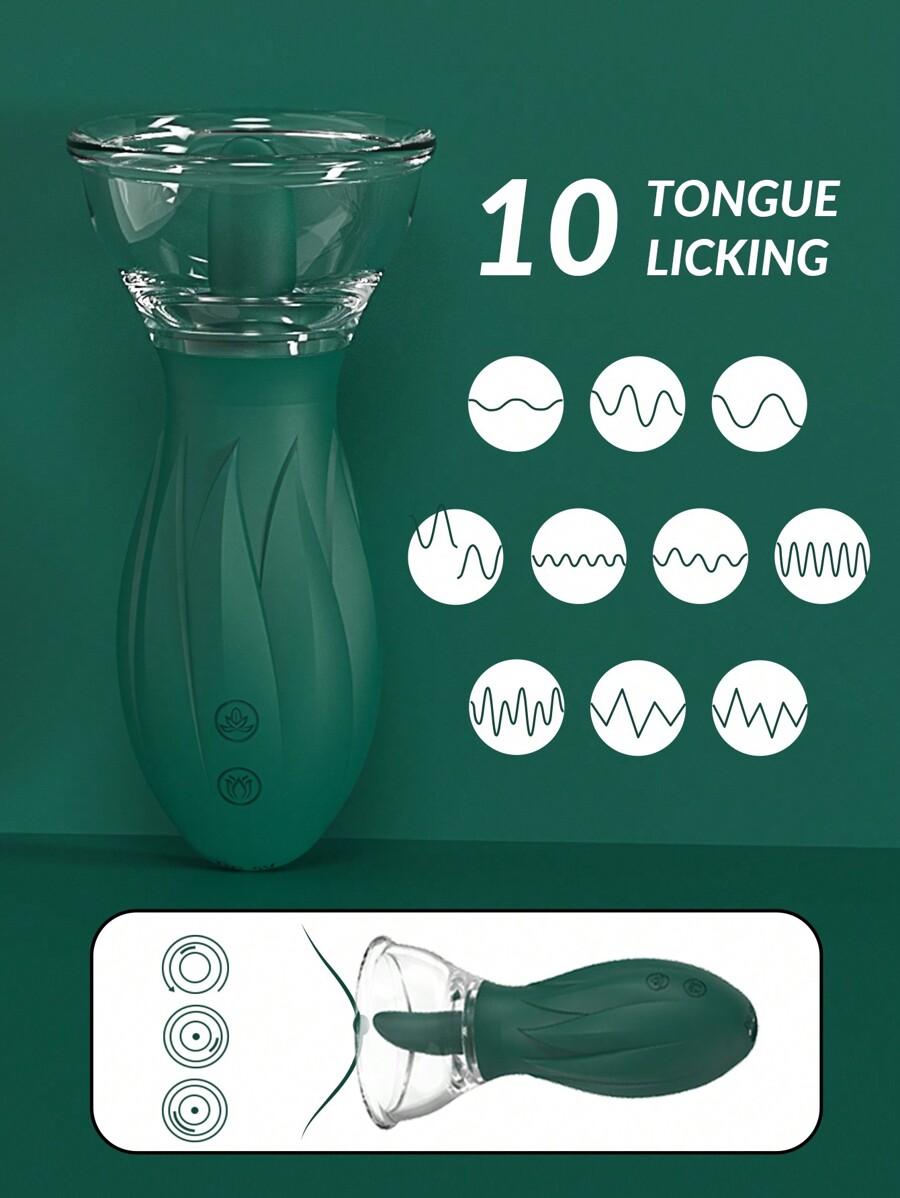 Safiman Clitoral Tongue Licking Vibrator Clit G Spot Stimulator Female Sex Toy 3 Sucking 10