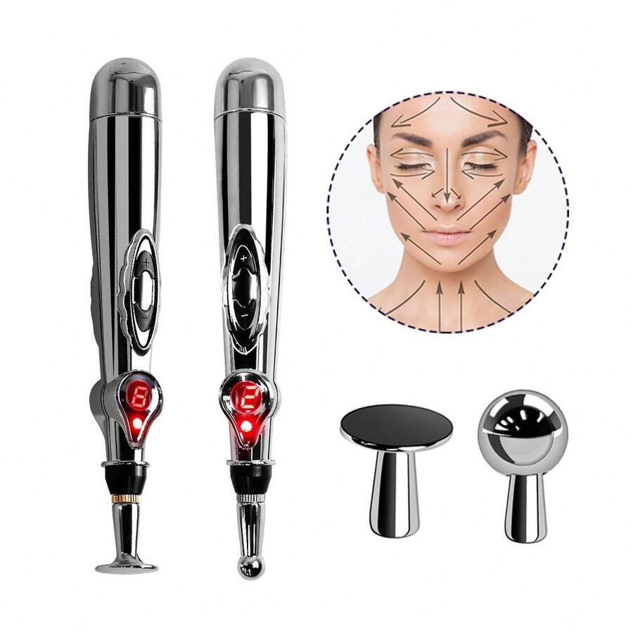 Energy Meridian Massage Pen Muscle Stimulator Full Body Massage 9 ...