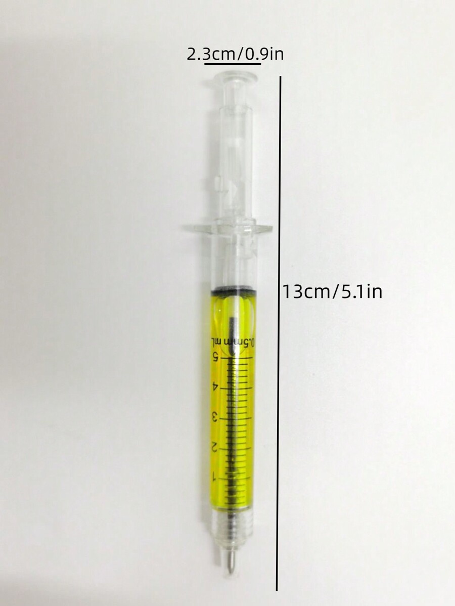 5pcs Injection Shape Ballpen Doctor Nurse Needle Ball Point Pen Back To ...