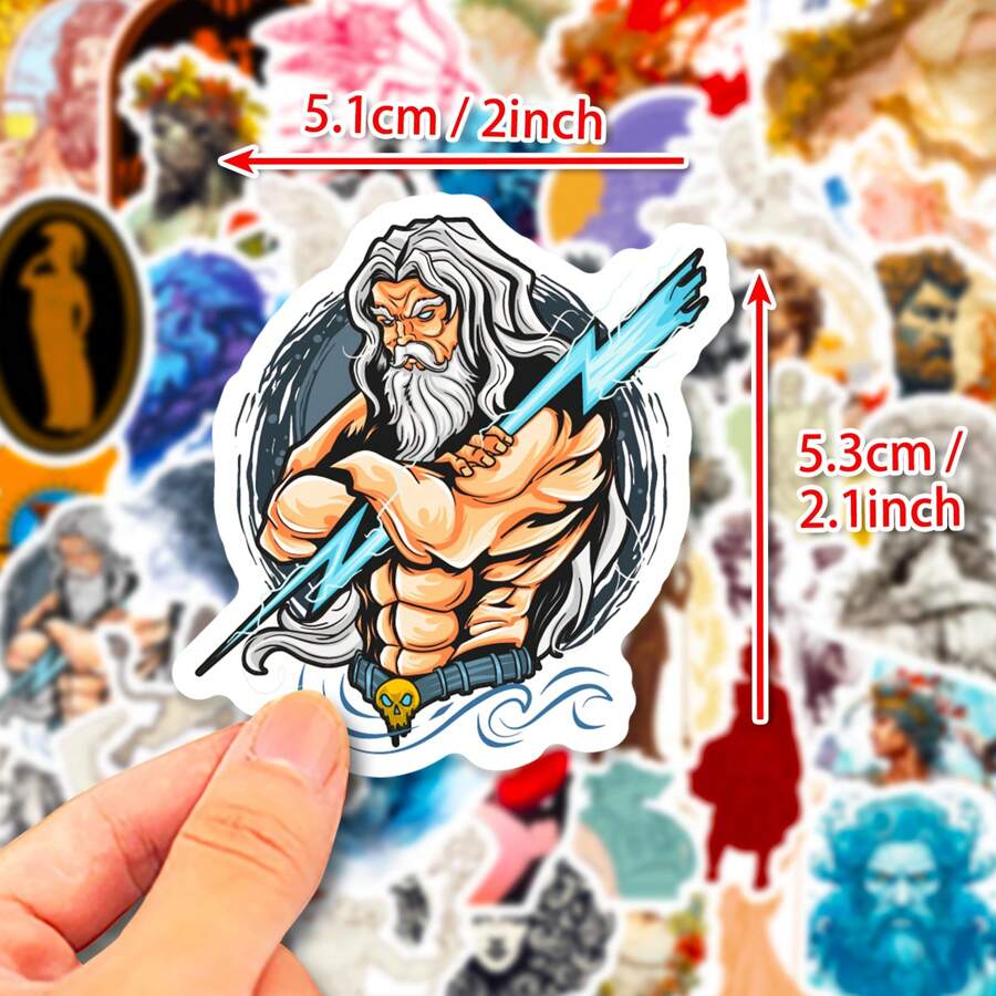 100pcs Greek Mythology Stickers Pack, Aesthetics Greek Mythology ...