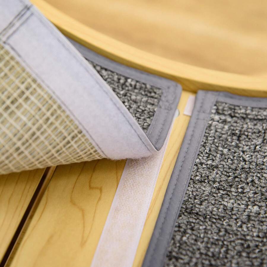 PawHut Cat Treadmill Wooden Cat Exercise Wheel With Carpeted Runway Cat ...