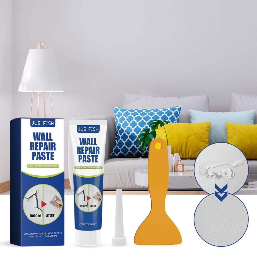 Wall Repair Cream, White Wall Crack Spackle For Covering Molds, Stains ...