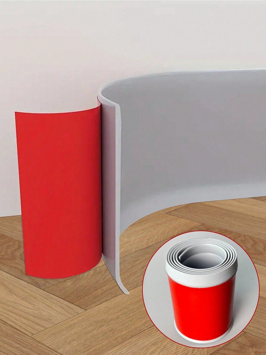 Flexible Baseboard Molding Trim, 4 Inch Self-Adhesive Vinyl Wall Base ...