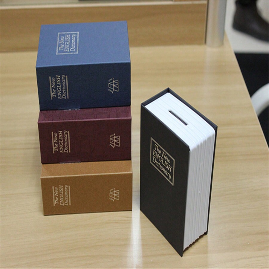 Dictionary Mini Book Safe Security Key Locker Money Hidden Secret Safe ...