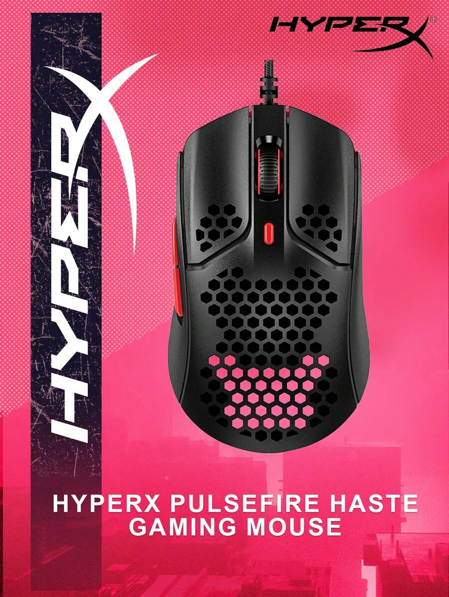 HyperX Mouse Gamer HyperX Pulsefire com RGB 16000 DPI, Sensor Pixart ...