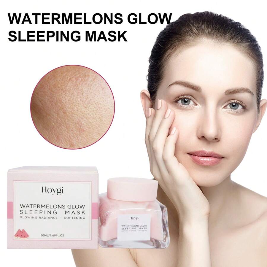 1pc 50ml Hoygi Watermelon Essence Face Cream For Soothing Redness ...