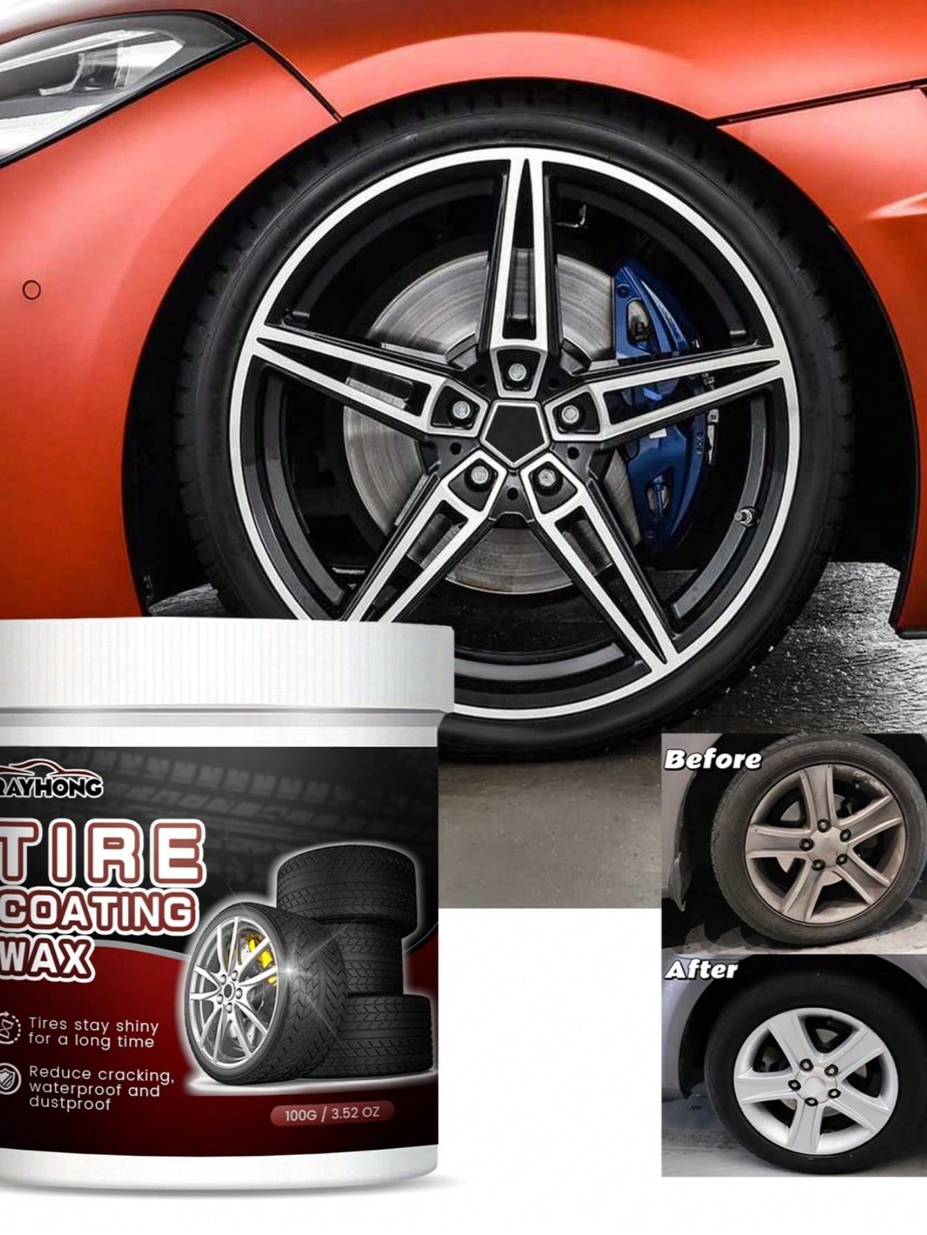 Tire Cleaner - Car Tire Maintenance Rust Remover, Cleaning & Polishing ...