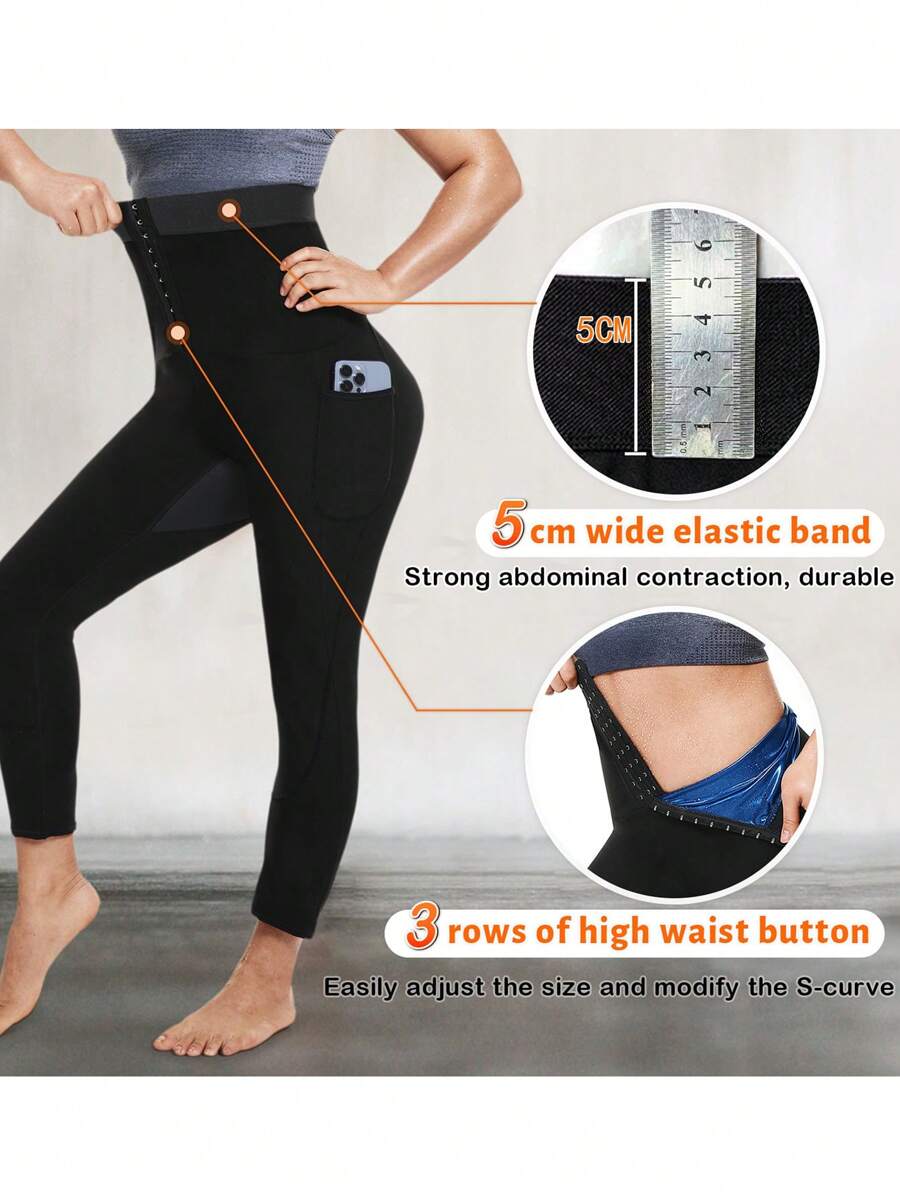 2024 New Upgrade Sauna Sweat Pants For Women High Waist Compression