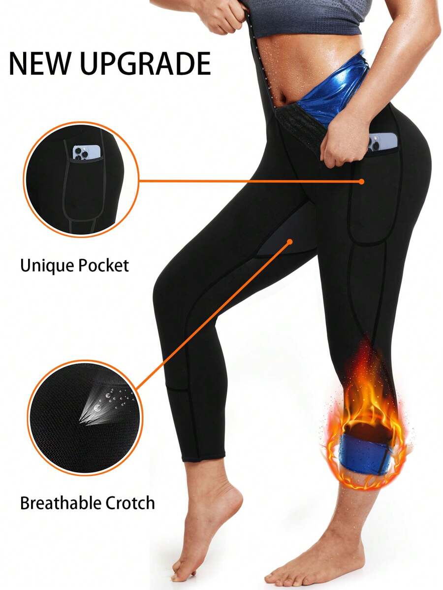 2024 New Upgrade Sauna Sweat Pants For Women High Waist Compression ...