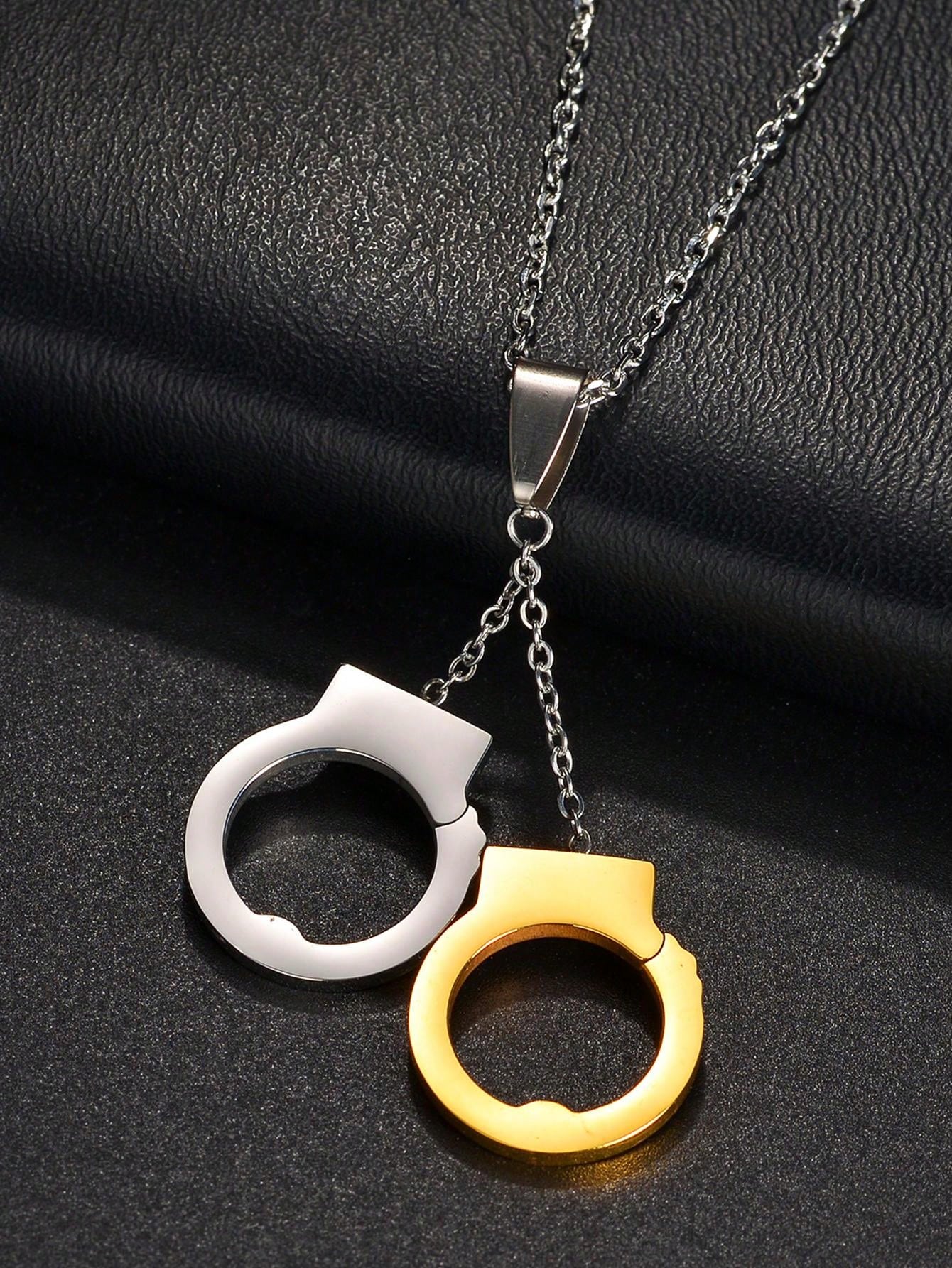 1 stuk Nieuw Mode persoonlijkheid Handboeien hanger Kettingen ...