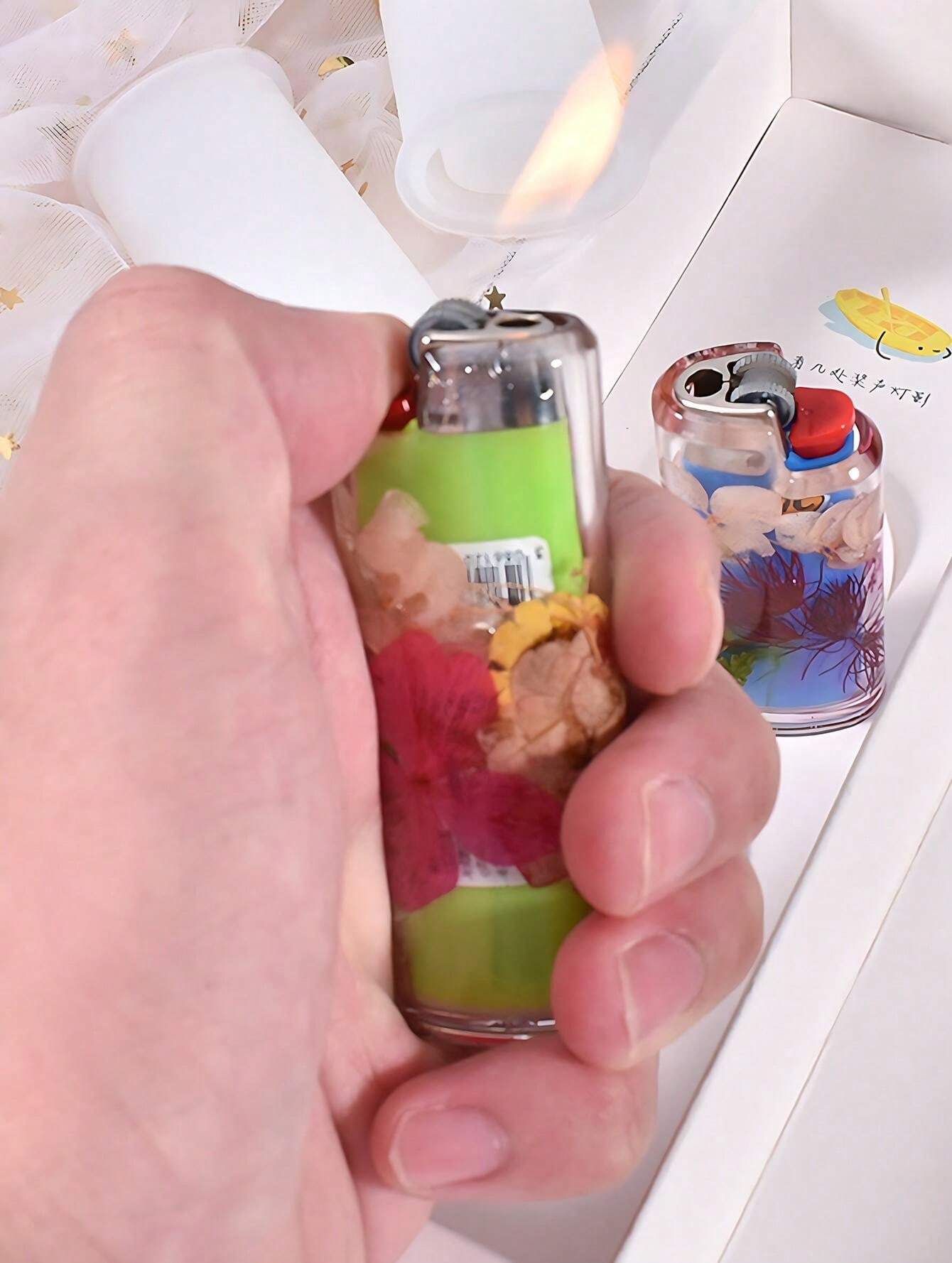 1pc Unique Lighter Case Resin Molds, Resin Epoxy Casting Silicone Mold ...