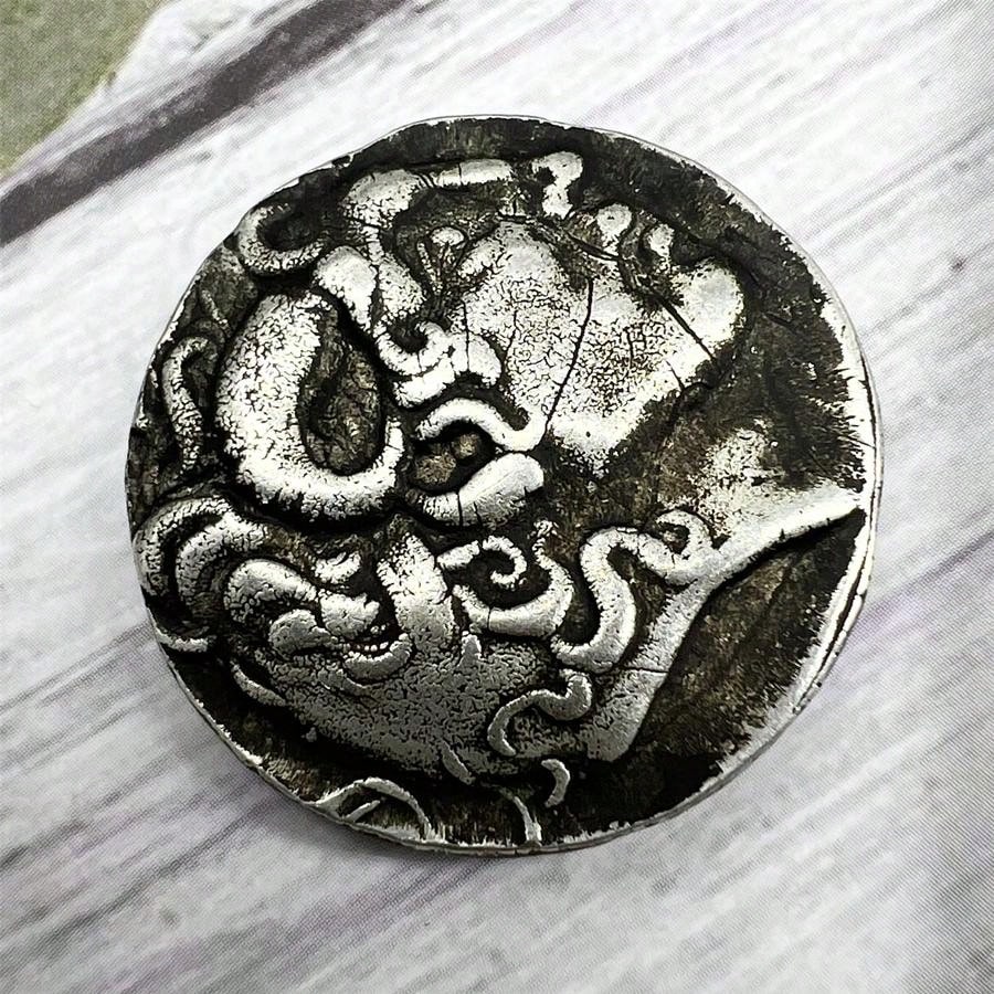 Greek Alexander The Great & Ram Horned God Replica Coin With Classic ...