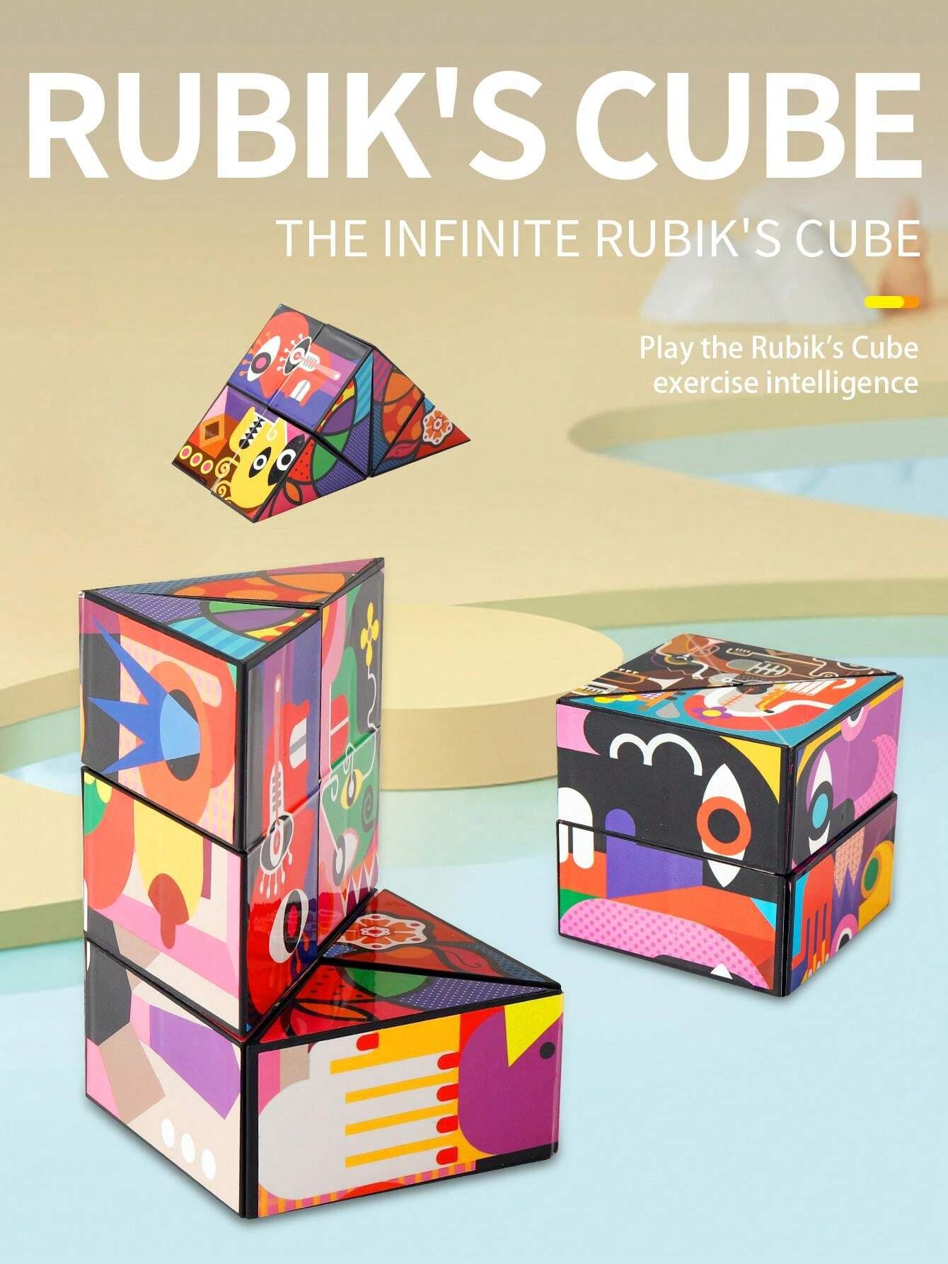 3d Geometric Transforming Puzzle Cube With Infinite Variations | SHEIN USA
