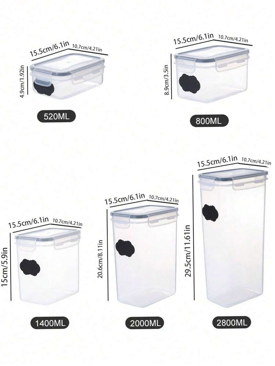 Plastic Sealing Snap-Lock Food Storage Container | SHEIN USA