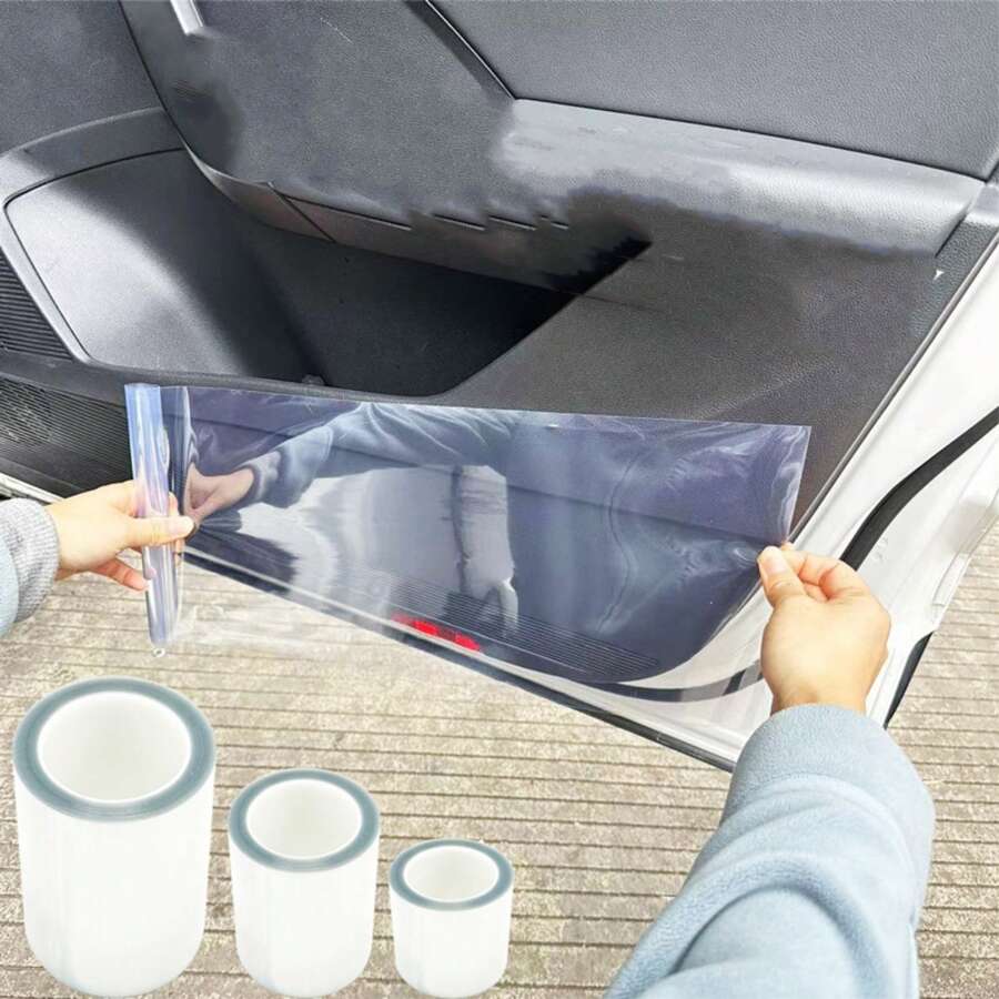 Automobile Transparent Paint Protection Film, Door Sill, Anti-Kick And ...