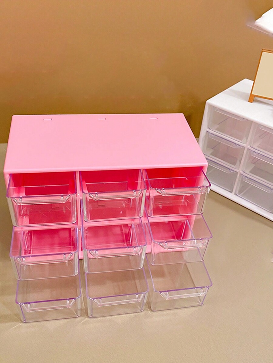 1pc Mini Plastic Drawer Style Storage Box, Ideal For Organizing Your ...